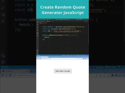 Random quote generator