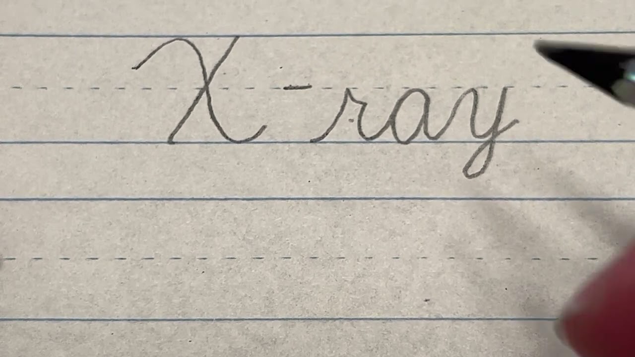 How to connect cursive capital 