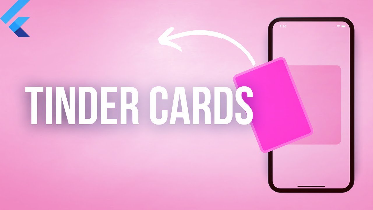 📱Tinder Style Card Swipe • Flutter Tutorial ♡