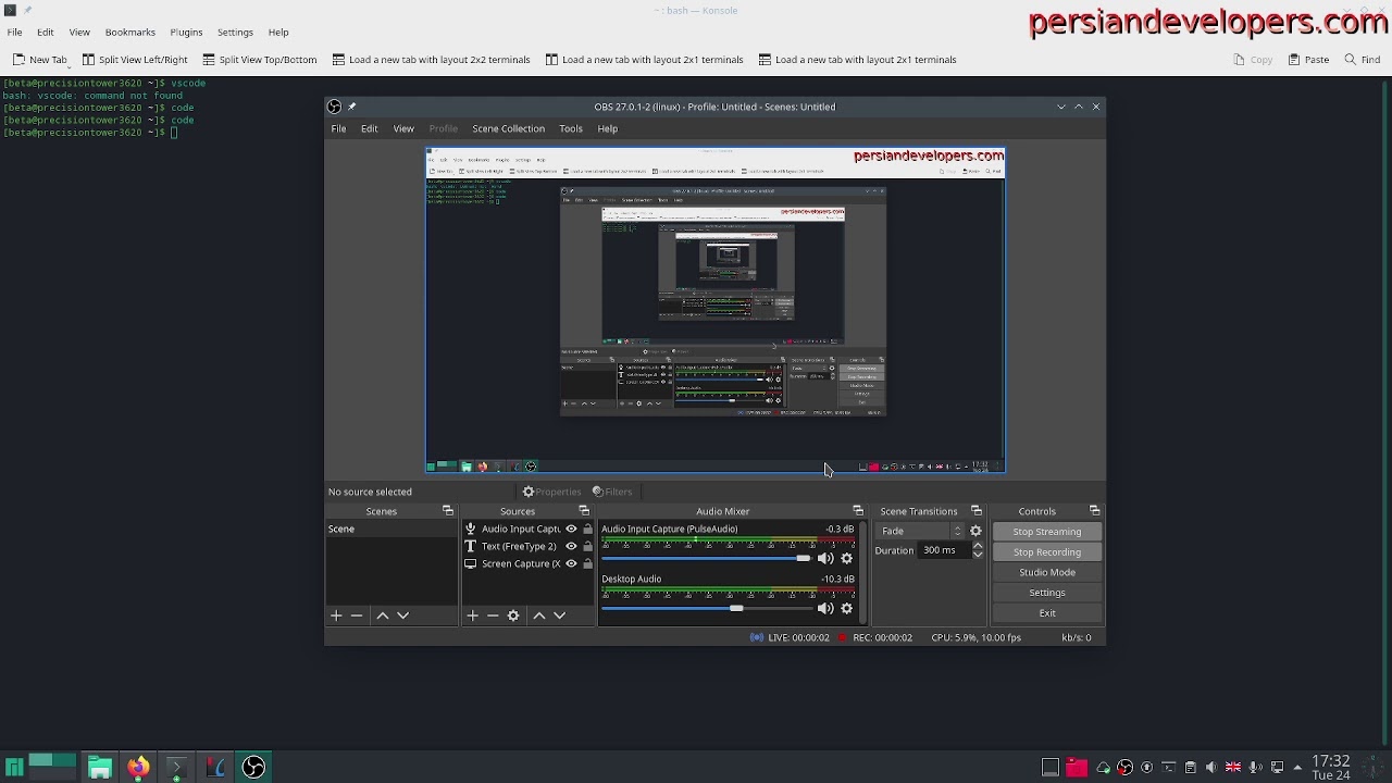 Persian Developers Hub Live Stream