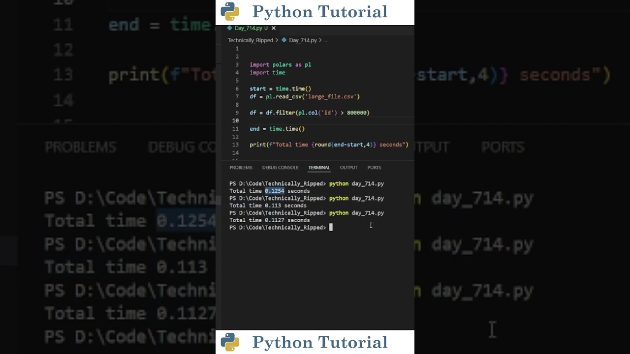 This One Word Makes Polars So Efficient | Python Tutorial