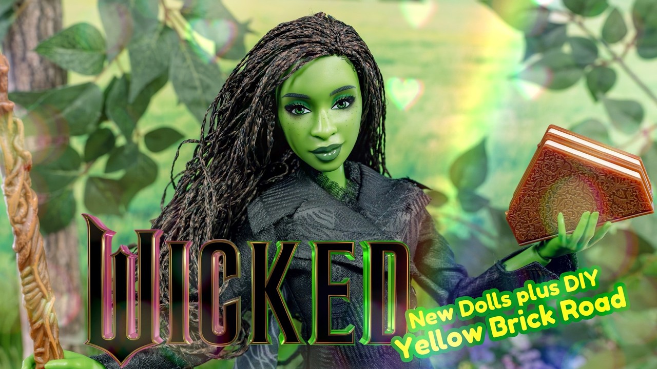 Wicked: For Good Dolls | Elphaba & Glinda | DIY Yellow Brick Road | Quick Craft