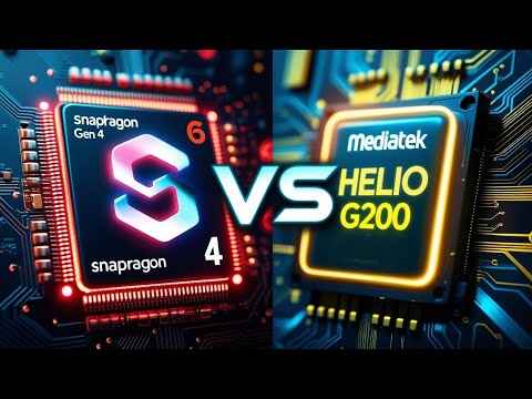 Snapdragon 6 Gen 4 vs Helio G200 ⚡ New Budget Chipset Battle! Best Gaming Processor?