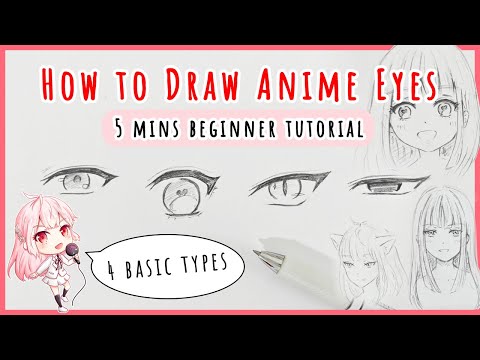 How to Draw Anime Eyes in 5 mins Step by Step Easy Beginner Tutorial