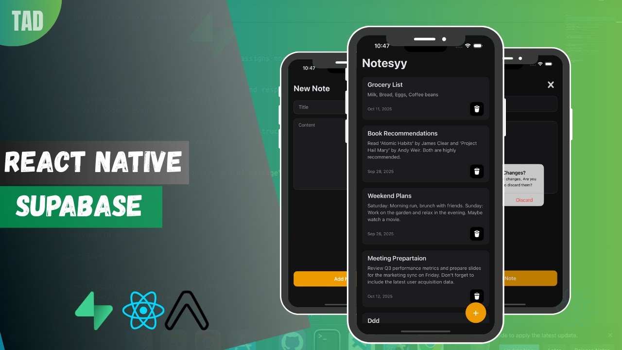 Build Your First React Native Full Stack App | DEMO VIDEO