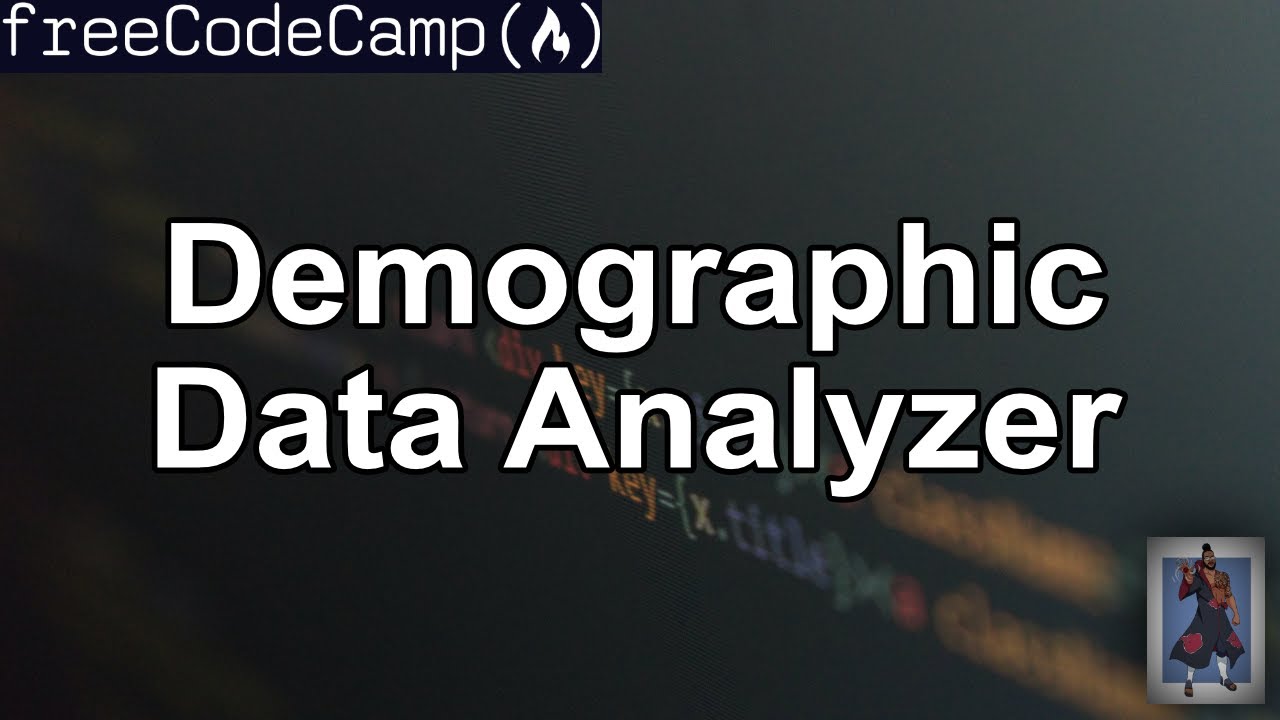 Demographic Data Analyzer | Pandas | FreeCodeCamp.org Data Analysis with Python