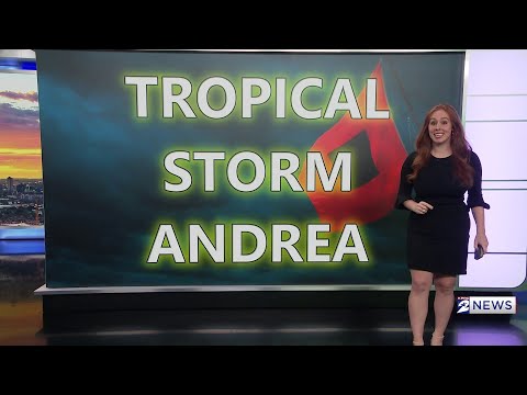 Tropical Storm Andrea forms in the Atlantic Basin