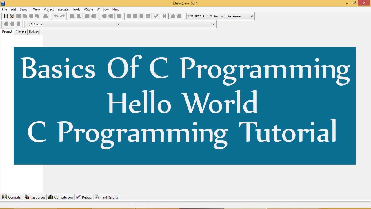 02 | Basics Of C Programming - Hello World Program