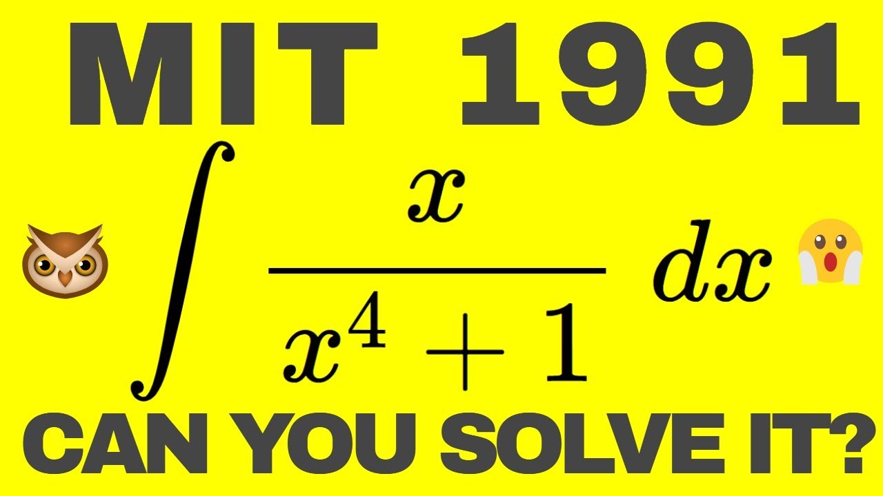 MIT Integration Bee 1991 #7