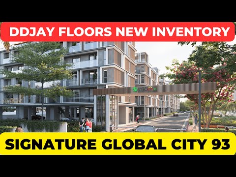 Signature Global City Sector 93 DDJAY Floors New Inventory Released | Complete Booking Details