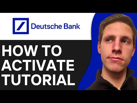 How To Activate Deutsche Bank Online Banking | Mobile & PC