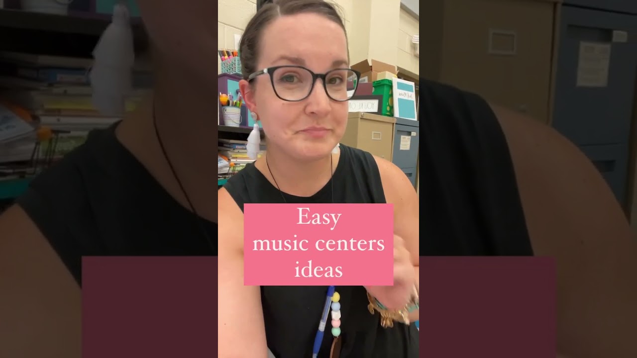 5 easy elementary music center ideas to practice rhythm and melody #musiclesson #elementarymusic