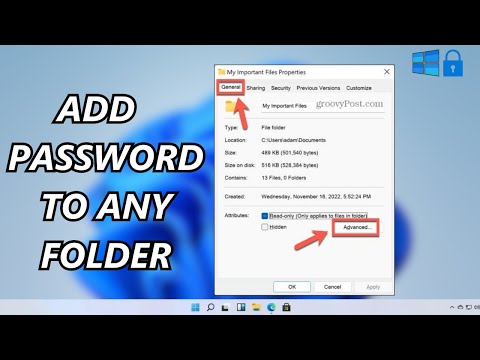 How To Password Protect a Folder In Windows 11 (QUICK & EASY)