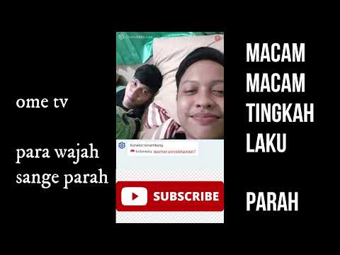 ome tv . wajah para sange parah