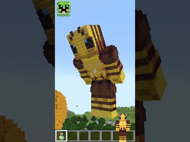 Minecraft Bee Skin Statue Free 120 Height Minecraft Map