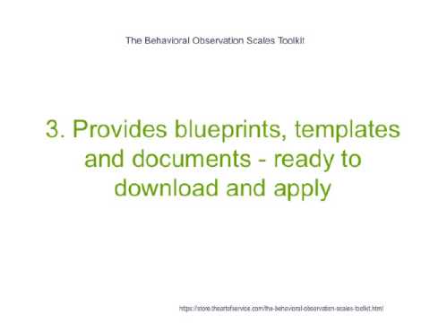 Behavioral Observation Scales: how to code specific Behavioral ...