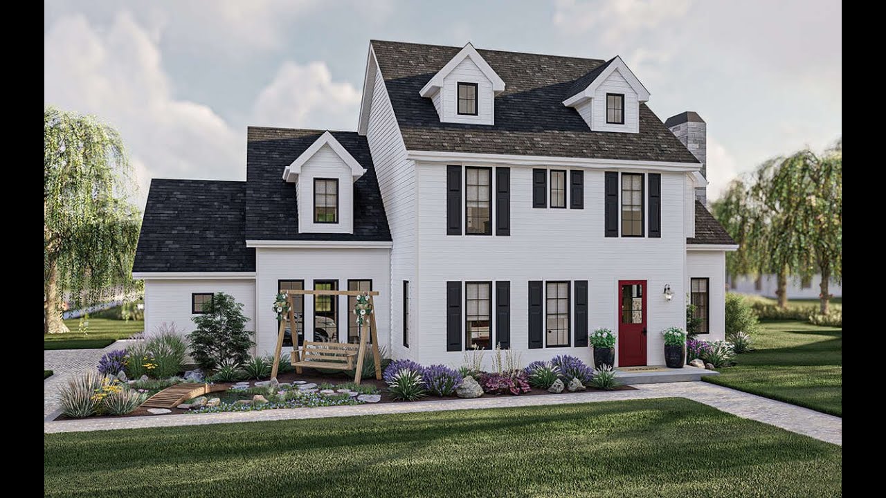 Colonial House | With Interior | Plan 963-00835