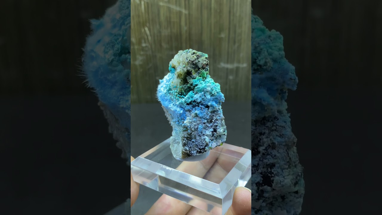 #Carbonatecyanotrichite #Cyanotrichite #minerals #crystals #gems #specimen #geology #rocks #stone