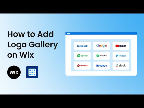 How to add a Logo Gallery on Wix