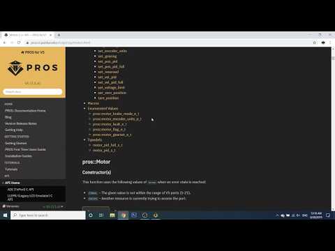 How to code the robot to move in PROS - PROS Support - VEX Forum