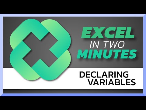 Excel VBA/Macros | Declaring Variables