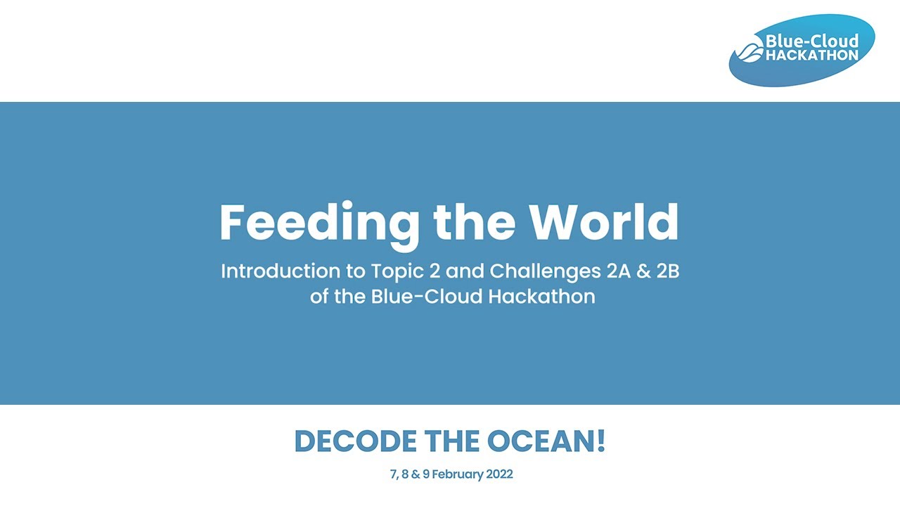 Blue Cloud Hackathon - Feeding the World