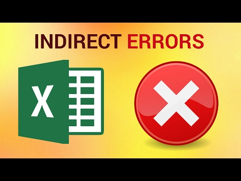 How to Use Indirect and Indirect Errors in Excel 2016