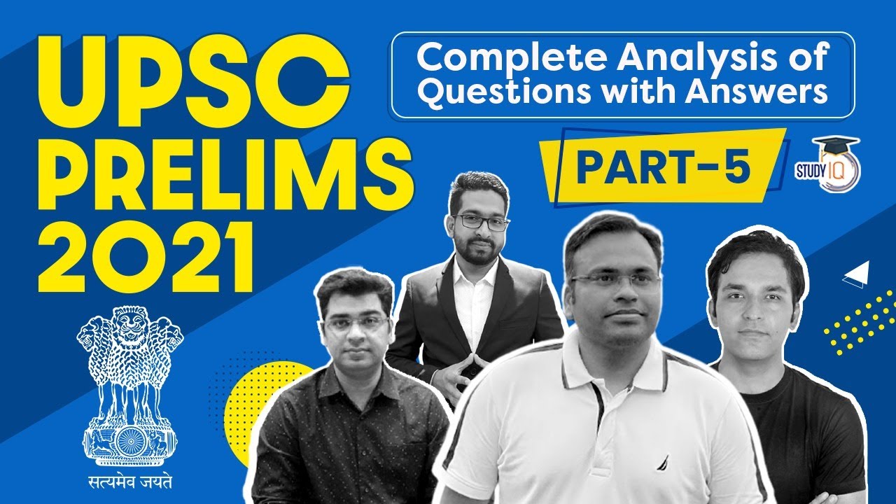 UPSC Prelims 2021, Complete Analysis of Questions with Answers - Indian Polity | UPSC 2022