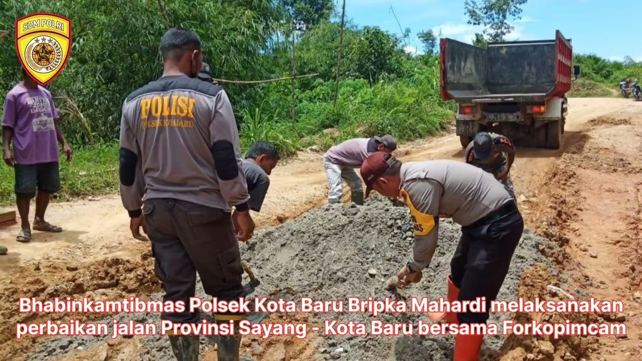 anggota polres melawi Bripka Mahardi Bhabinkamtibmas yang berdedikasi tinggi