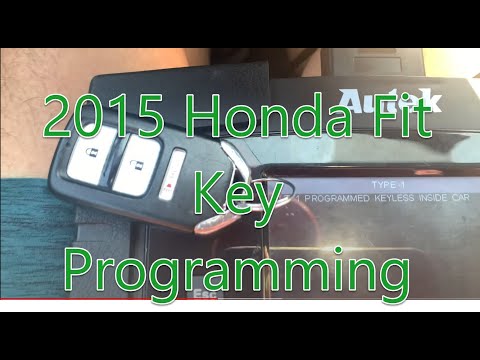 2015 Honda Fit Adding Smart Key with Autek ikey820