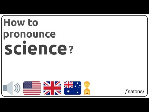 How to pronounce science in english?
