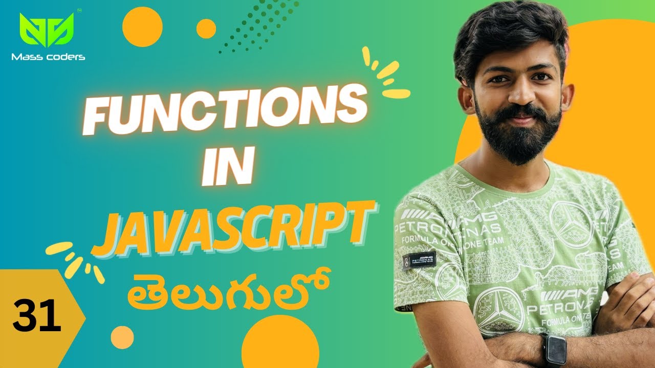 Functions in JavaScript Part-1 | MassCoders | Dodagatta Nihar