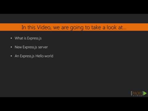 Learn Learning Full Stack React Starting up an Express js Server | packtpub com - Mind Luster