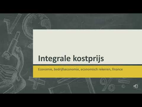 Integrale kostprijsberekening