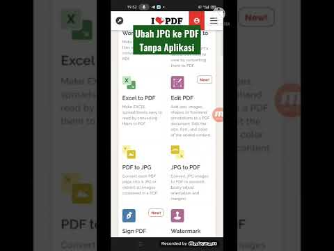 Ubah JPG ke PDF Tanpa Aplikasi