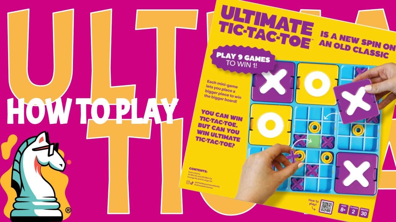 It's Ultimate Tic Tac Toe! - Check out the advanced rules for thinky FUN!