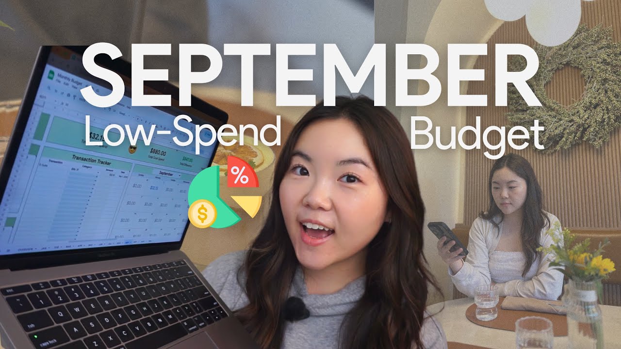 September Budget 💰🍂 low-spend challenge, budgeting template, and resetting financially