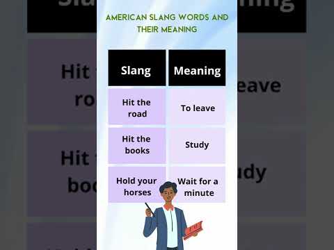 American Slang words and their meaning