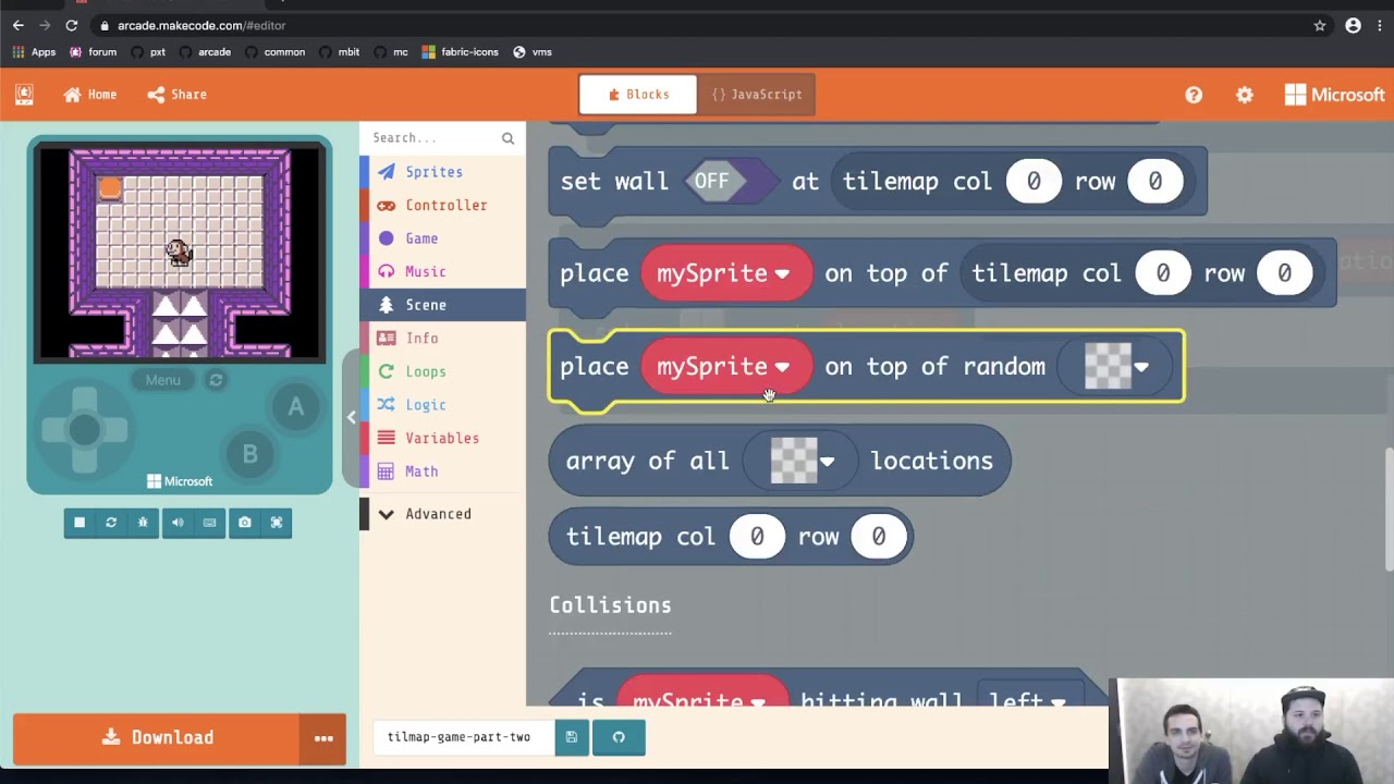 Making a Tilemap game in MakeCode Arcade (Part Two)