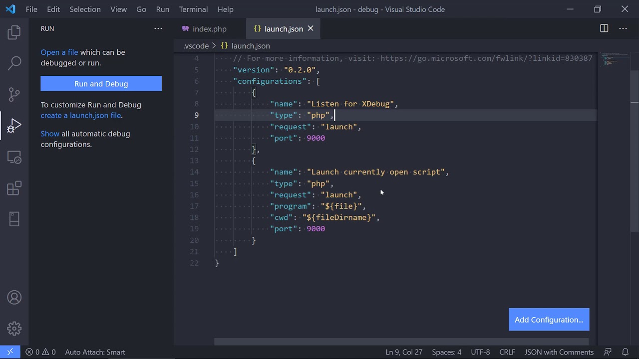 Debugging with VS Code - Using XDebug