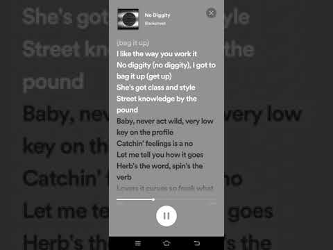 No Diggity Lyrics - Blackstreet, Dr. Dre, Queen Pen