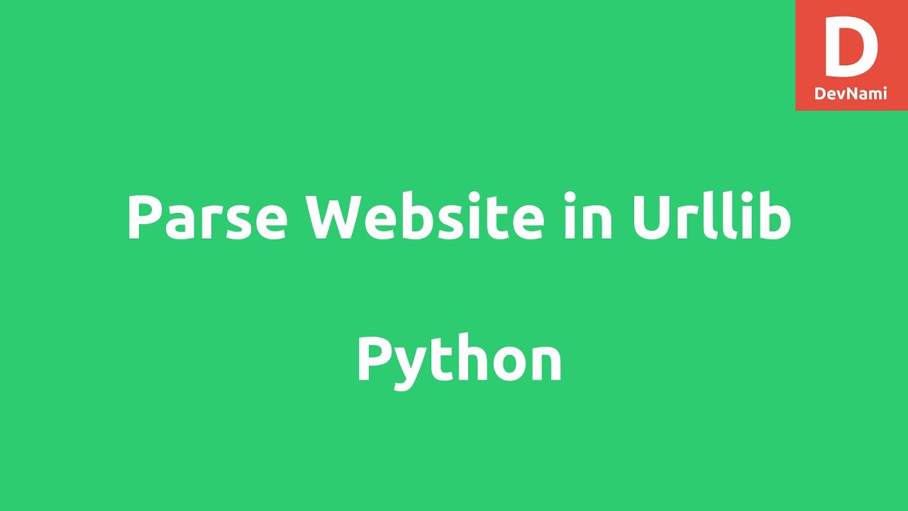Parse Website with urllib in Python