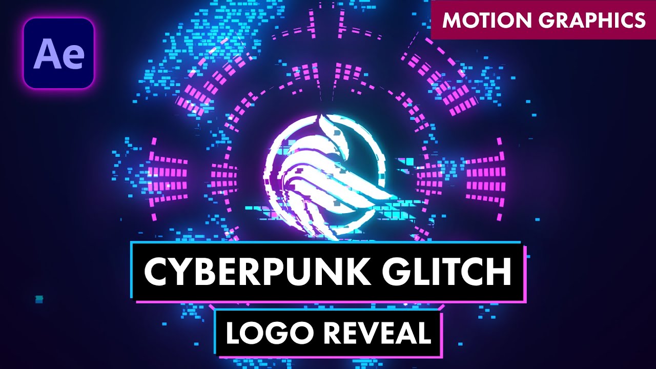 Create a Cyberpunk Glitch Logo Reveal in After Effects