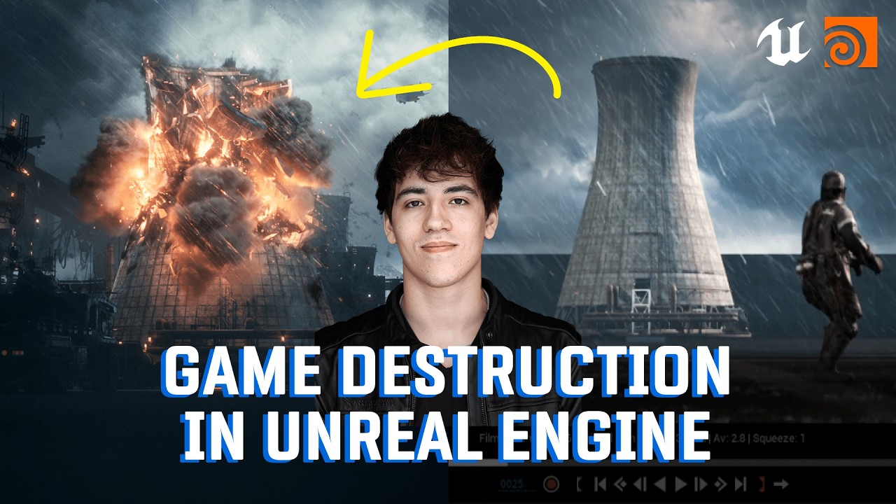 Master Real-Time Destruction FX in Unreal Engine + Houdini for AAA Games & Cinematics // Workshop