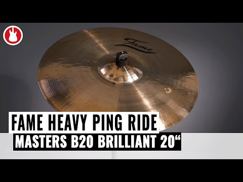 Fame Masters B20 Heavy Ping-Ride 20" (Brilliant) - Ride | Reverb
