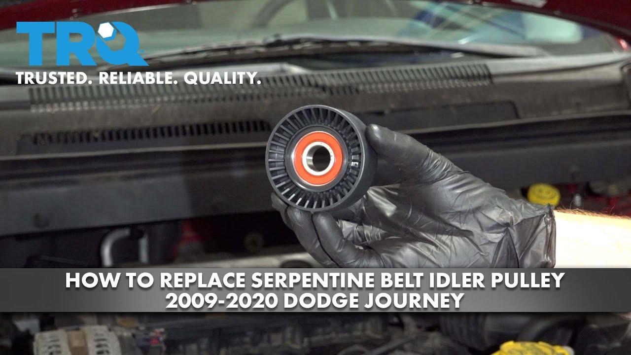 How to Replace Serpentine Belt Idler Pulley 2009-2020 Dodge Journey