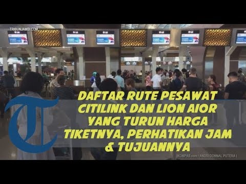 Daftar Rute Pesawat Citilink dan Lion Air yang Turun Harga Tiketnya, Perhatikan Jam & Tujuannya