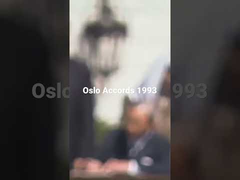 The Oslo Accords signed in 1993 between the Palestinian Liberation Organization (PLO) and Israel