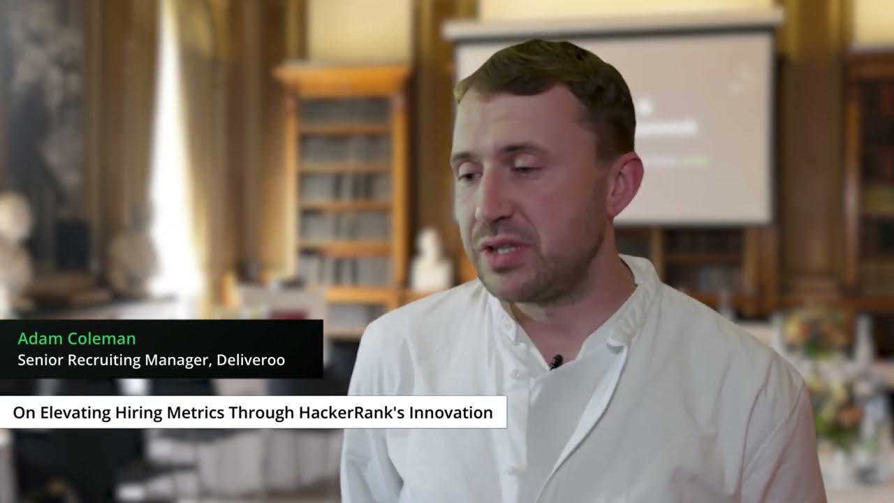 Hear from our customers at Wise, Deliveroo, and an Industry Influencer speak about HackerRank