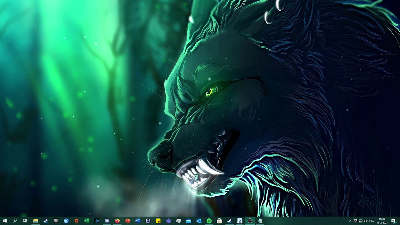 Wild wolf Wallpaper Engine preview